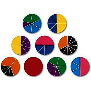 Fraction Circle Fifths Clipart